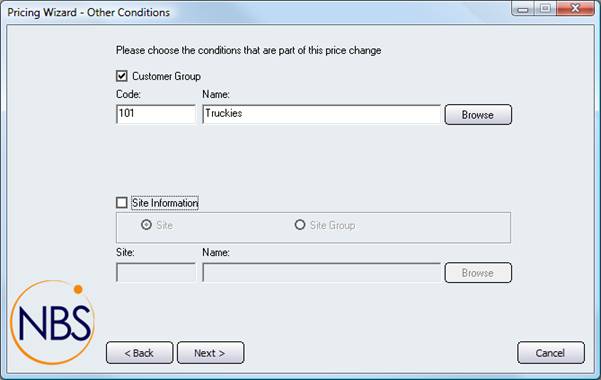 An example in customer pricing - Amicus Documentation