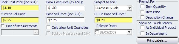 Add and Edit Products - Amicus Documentation