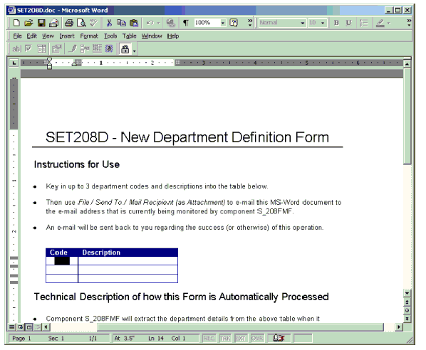 New Department Definition Form LANSA Documentation New Department Definition Form LANSA Documentation