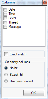 Advanced functions - LogExpert Documentation