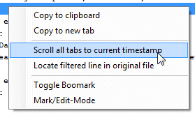 Timeshift - LogExpert Documentation