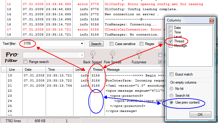 Advanced functions - LogExpert Documentation