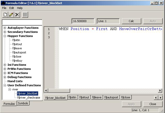 Converted document - OpenHoldem Documentation