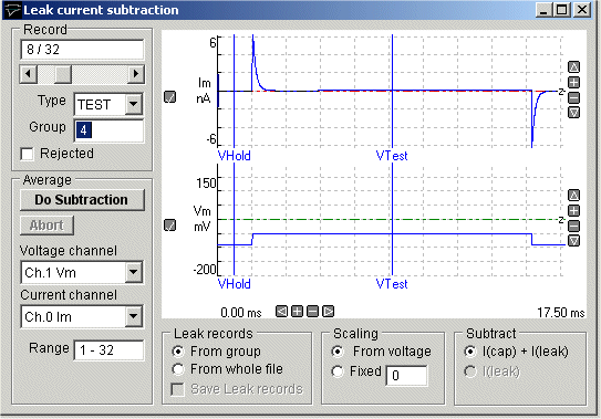 Subtracting Leak Currents - WinWCP V5.3.8 Documentation