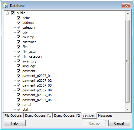 Backup - pgAdmin III Documentation