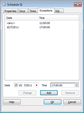 pgAgent Schedules - pgAdmin III Documentation