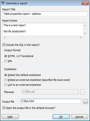 Report Tool - pgAdmin III Documentation