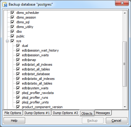 Backup - pgAdmin III Documentation